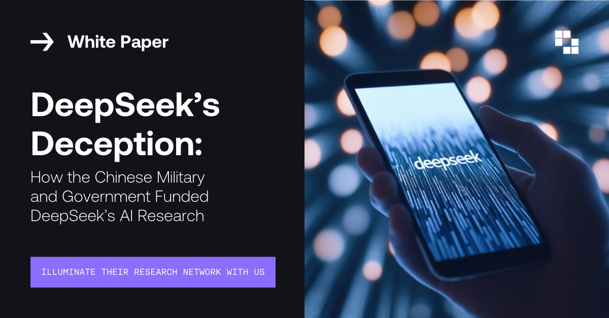 DeepSeek's Deception: How the Chinese Military and Government Funded ...
